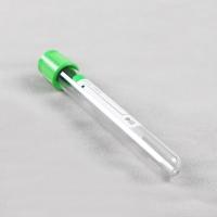 China CE ISO Green Cap Lithium Heparin Disposable Vacuum Blood Collection Tube With Rubber Plug for sale