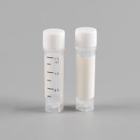 China Usp Class Vi 1.5ml Cryogenic Storage Vials Self Lock Skirt External Thread Cryogenic Storage Sample Testing Tube for sale