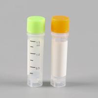 China Medical Grade Polypropylene Screw Lips 2D Cryogenic Tubes For Science Lab for sale