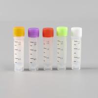 China Colors 1.5ml Cryo Storage Freezing Cryovial Vials Tube End Cap With Labels Freezing Vials for sale