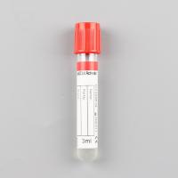 China Red Top Vacuum Blood Collection Tube Micro Disposable Serum Clot Activator for sale