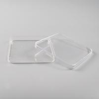 China Square Shape Plastic Petri Dish Uses In Laboratory With Vent for sale