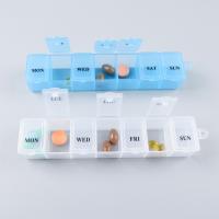 China Mini Portable Plastic Pill Organizer Pill Box For Daily And Travel Use for sale