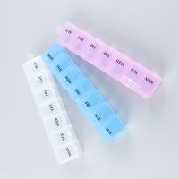China PP Material Weekly Pill Box  Large Capacity 11.2ML/Grid Medicine Storage Box for sale