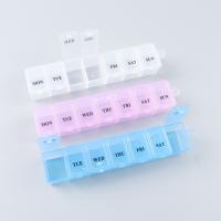 China Athmedic Food Grade Weekly Pill Box Organizer Colored Medicine Store for sale
