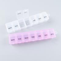 China 7 Grid Colorful Weekly 7 Day Medicine Organizer For Home Travel for sale