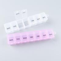 China 7 Grid Weekly Take Medicine Pill Box Organizer For Home And Travel Use for sale