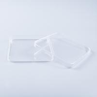 China Sterile Square Petri Dish Smooth Surface 90x15mm for sale