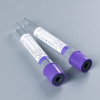 China Purple Top Medical Vacuum Blood Sample Collection Tubes 2ml 3ml 5ml 10ml for sale
