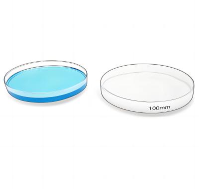 China 100mm X 15mm Sterile Plastic Petri Dishes For Bacterial Growth With Agar for sale