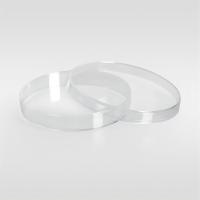 China Laboratory Plastic Petri Dish Transparent Sterile 90x15mm for sale