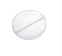 China Life Science Research Tissue Culture Petri Dish 2 Compartment for sale