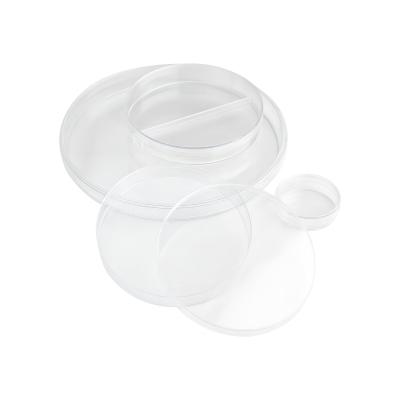 China Round Compartment Sterile Petri Dish Medical Polystyrene for sale