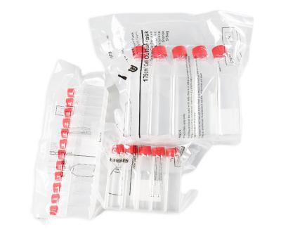 China Laboratory Sterile T15 T50 T75 T175 Cell Culture Flasks Non-Pyrogenic Vented Cap Seal Cap for sale