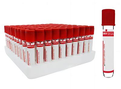 China Red Top Vacuum Blood Collection Tube Micro Disposable Serum Clot Activator for sale
