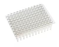 China Medical Grade Polypropylene 96 Well 0.2 Ml Half Skirt PCR Plate With Black Number for sale