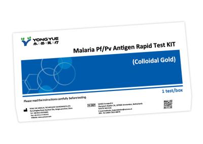 China One Step Malaria Rapid Test Kit Fast Diagnostic 15 Mins Rapid Diagnostic Test Kit for sale