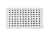 China Low Liguid Loss Wall Technology 0.1 Ml Full Skirted Full Skirted 96 Well Plate White Color for sale