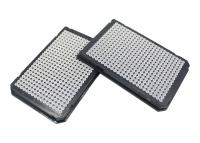 China 40ul 384 PCR Plates Black Rigid PC Frame With Clear PP Tubes 384 Well Plate for sale