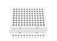 China 100 Ul Full Skirted White PCR Plates With Transparent Tubes Disposable Plastic Plates for sale