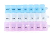 China 7 Days Weekly Pill Box Organizer PP Plastic Material Easy To Carry for sale