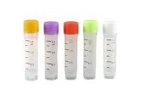 China Colors 1.5ml Cryo Storage Freezing Cryovial Vials Tube End Cap With Labels Freezing Vials for sale