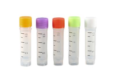 China Colors 1.5ml Cryo Storage Freezing Cryovial Vials Tube End Cap With Labels Freezing Vials for sale