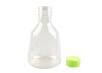 China Lab Use 2500 Ml Erlenmeyer Plastic Flask In Chemistry Sealed Cap Vent Cap for sale