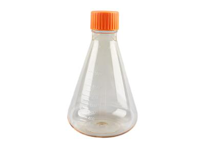 China Sterile 1000ml Plastic Erlenmeyer Flask Polycarbonate for sale