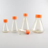 China Laboratory Plastic Flask High Efficiency Erlenmeyer Flasks Vent Cap Filter Cap for sale