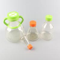 China Laboratory Plastic Flask High Efficiency Erlenmeyer Flasks Vent Cap Filter Cap for sale