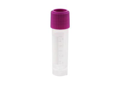 China Gamma Sterilization Sample Collection Self Stand Freezing 1.8 Ml Cryogenic Vials for sale