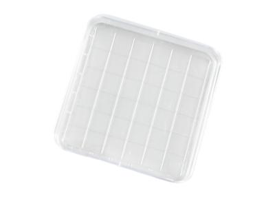 China Sterile Square Petri Dish Smooth Surface 90x15mm for sale