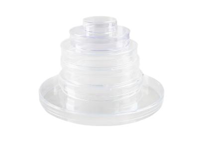 China 70mm Bacterial Cell Culture Plastic Petri Dishes With Lids Culture Dishes for sale