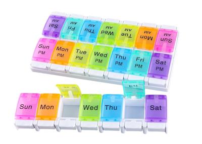 China Medicine Weekly Pill Dispenser Box For Elderly People for sale