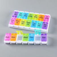 China Medicine Weekly Pill Dispenser Box For Elderly People for sale