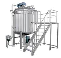 China Cosmetic Vacuum Homogenizer Cream Mixer Emulsifier Mixer Machine For Face Cream Lotion for sale