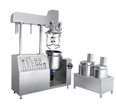 China CIP System Vacuum Homogenizing Emulsifier Offering Vacuum Degree ≥0.098 MPa and Design Capacity 10L Perfect for Cream Lotion Manufacturing for sale