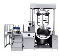 China High Speed  Mixing High Shear Dispersing Emulsifier Homogenization Vacuum Emulsifying Machine for sale