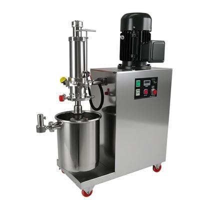 China Electric Heating Vacuum Homogenizing Emulsifier for Emulsifying Temperature Range 0-100C 1.5KW Homogenizing Power for sale