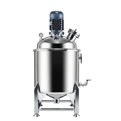 China Jacket Cooling With Cold Water Or Glycol Vacuum Homogenizing Emulsifier Featuring Temperature Range 0-100 Celsius Designed For Emulsion Preparation for sale