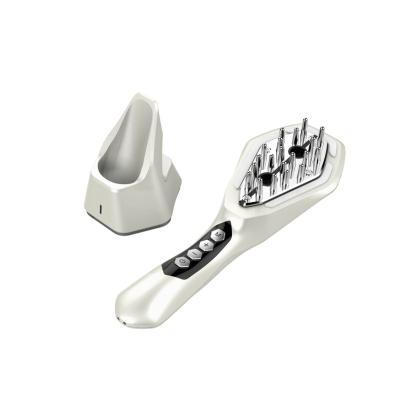 China Hair Styler Ceramic Hot Combs Curler Hair Straightener Hot Air Brush Comb for sale