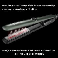 China Classic Ceramic Hair Straightener Hair Styling Tool 50mm/2inch Plate Ceramic Straightener Iron for sale