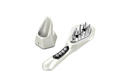 China Ceramic cordless straightener brush Electric negative ion hair straightening comb for sale