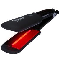 China Steam Ceramic Hair Straightener Infrared Ceramic Titanium Straightener Flat Iron for sale