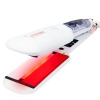 China Steam Ceramic Hair Straightener Infrared Ceramic Titanium Straightener Flat Iron for sale