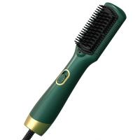 China OEM ODM Ceramic Hair Straightener Brush Portable Ionic Hair Straightener Brush for sale