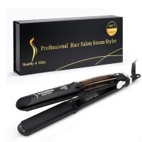 China Infrared Nano Titanium Flat Iron Automatic Steam Hair Straightener for sale