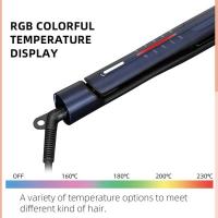 China Ceramic Electric Hair Straightener Colorful Custom Flat Iron Straightener for sale