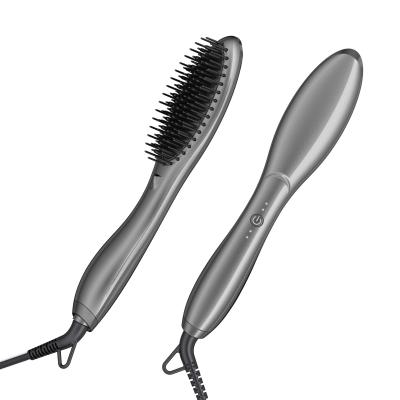 China Multifunctional Ceramic Hot Combs Beard Straightener Hair Styler Electric Hot Comb for sale
